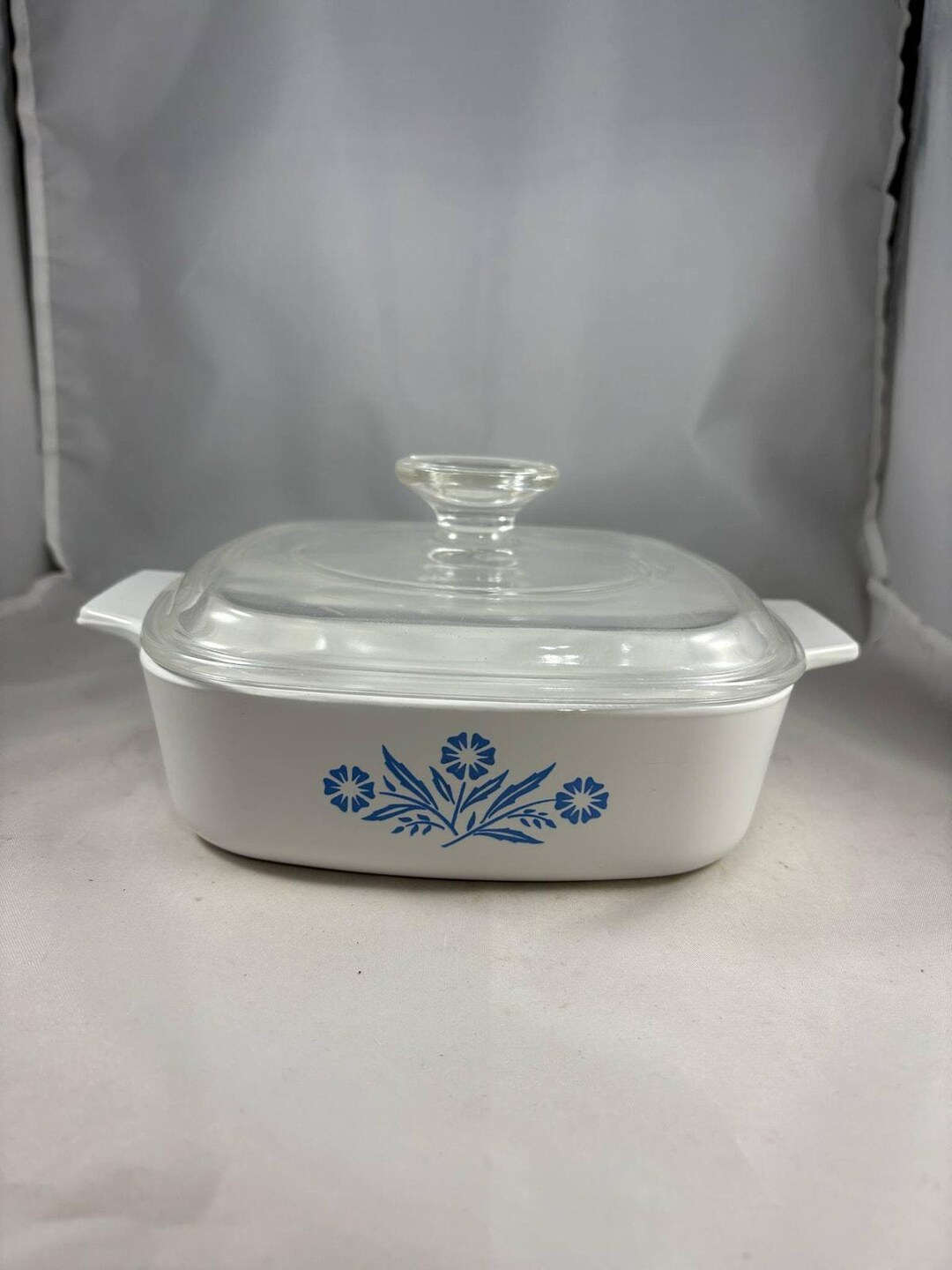 1960s Corningware White Blue Cornflower Design 1 Quart Baking Dish W ...