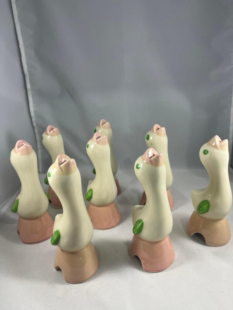 Vtg 1940s Pink Mauve Shawnee Ceramic Pie Bird Vent Whistle Funnel ...