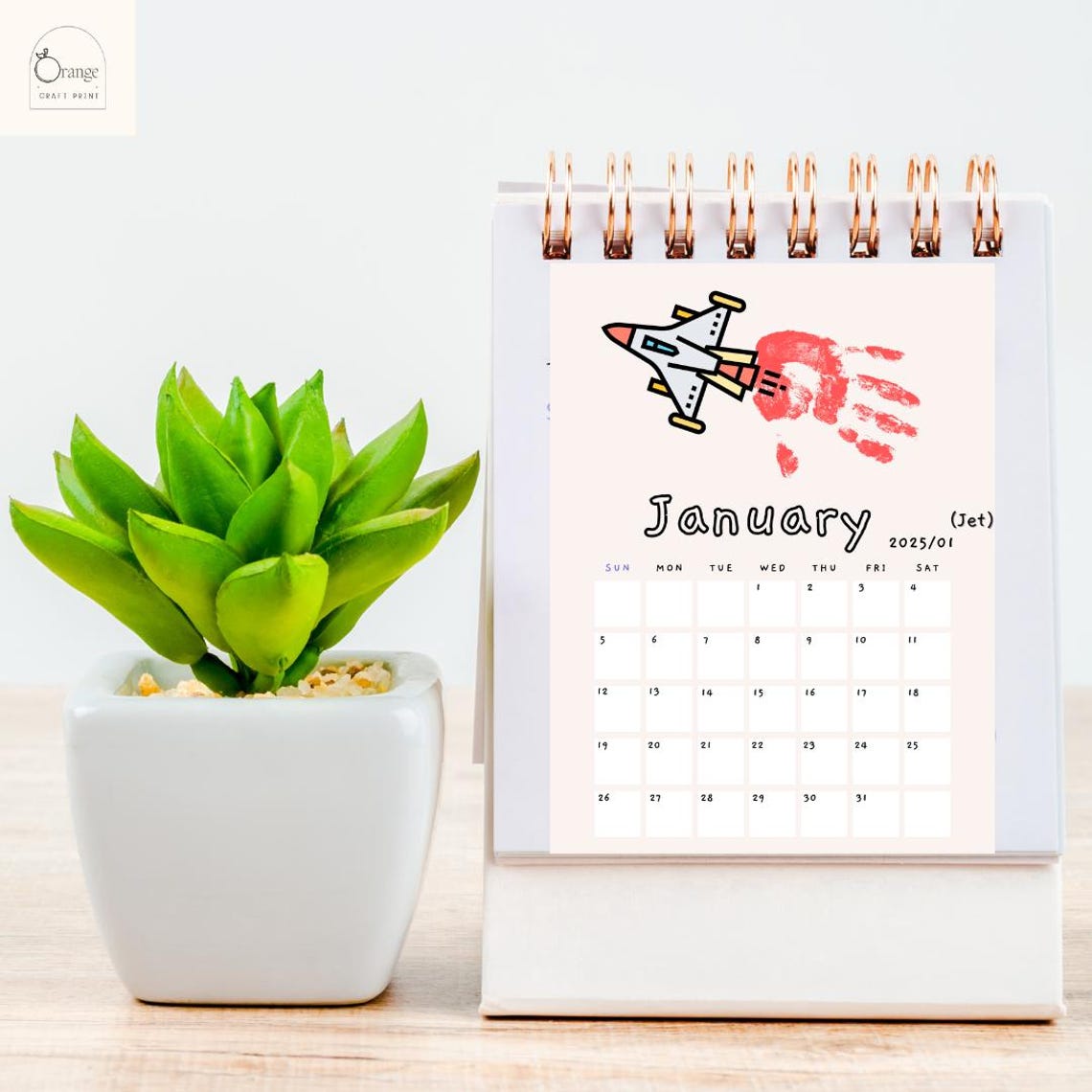 2025 Handprint Calendar,printable Handprint Craft Bundle,handprint ...