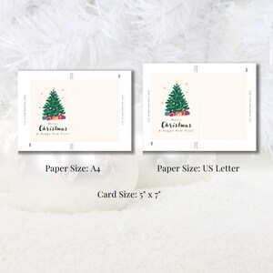 Printable Christmas Cards,diy Holiday Card Templates,modern Christmas ...