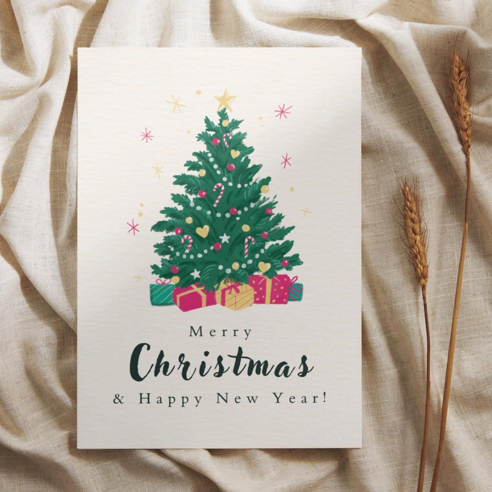Printable Christmas Cards,diy Holiday Card Templates,modern Christmas ...