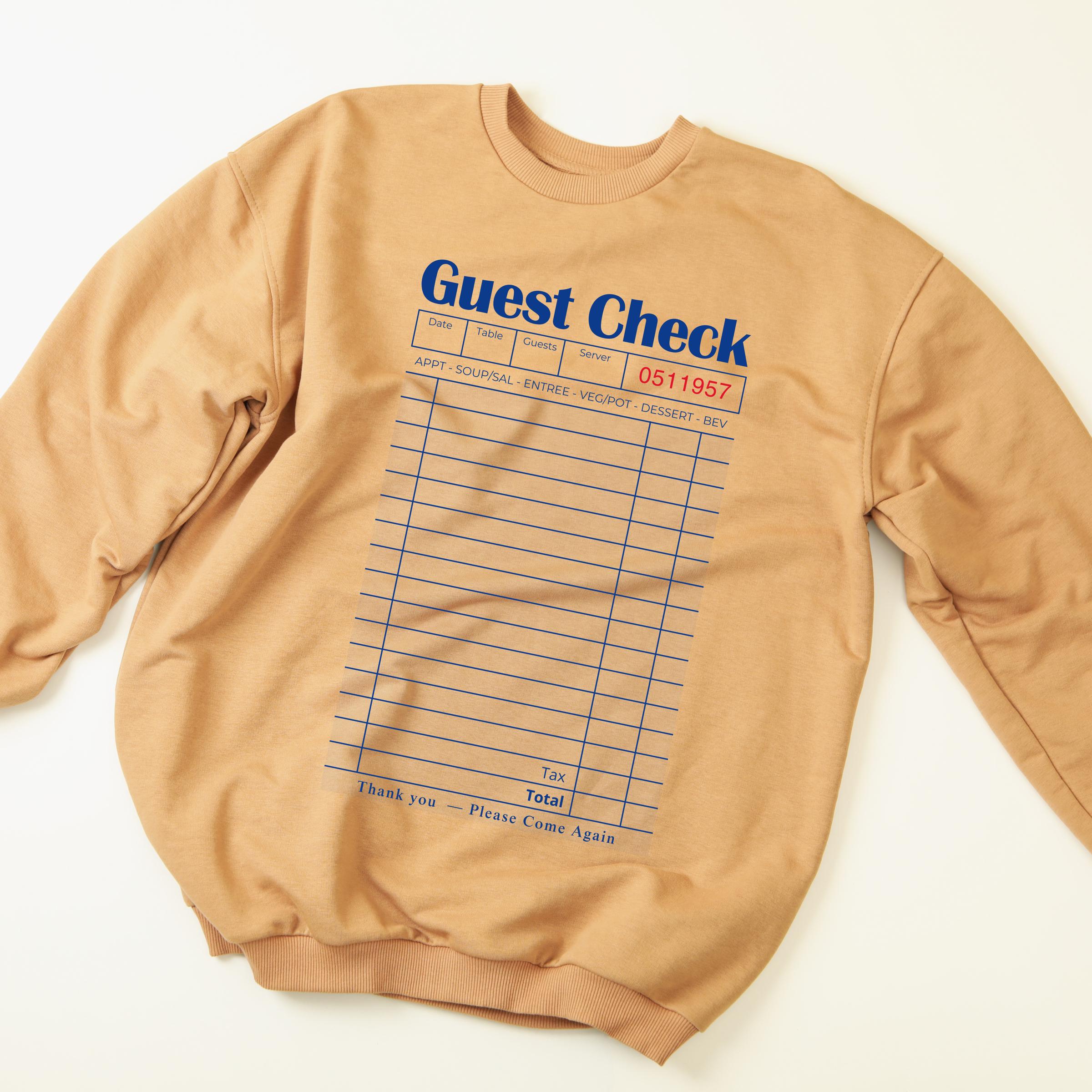 Guest Check Print PNG Blank Guest Check List Restaurant Guest Check ...