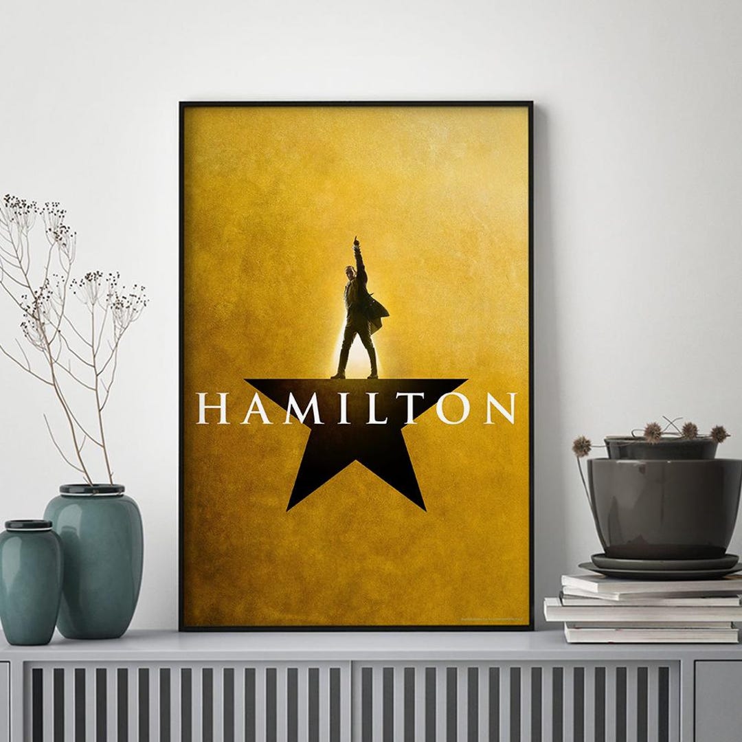 Hamilton Movie Poster,canvas Poster Printing, Art Poster, Home ...