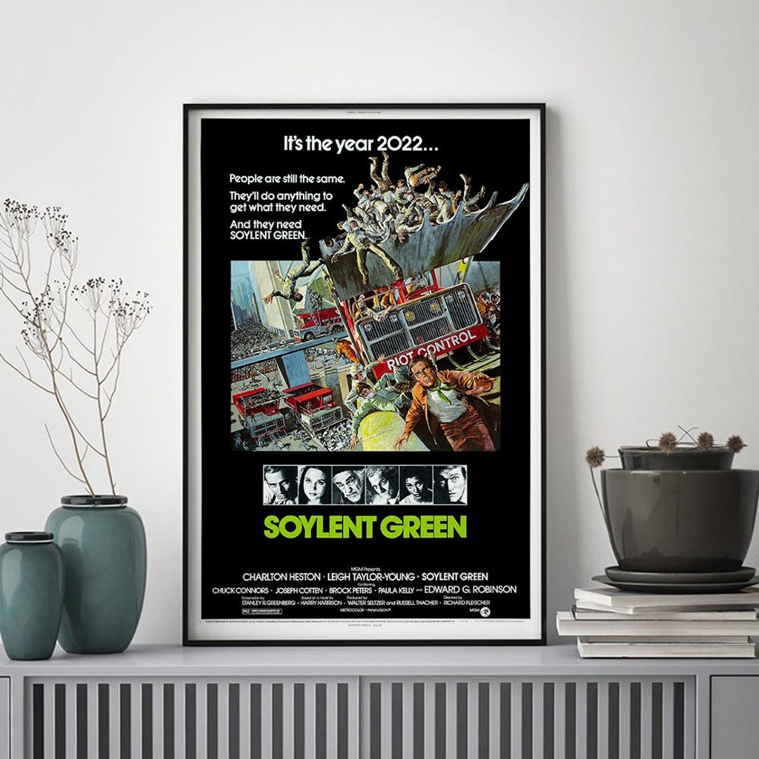 SOYLENT GREEN Movie Poster, Room Decoration Poster, Canvas Poster - Etsy