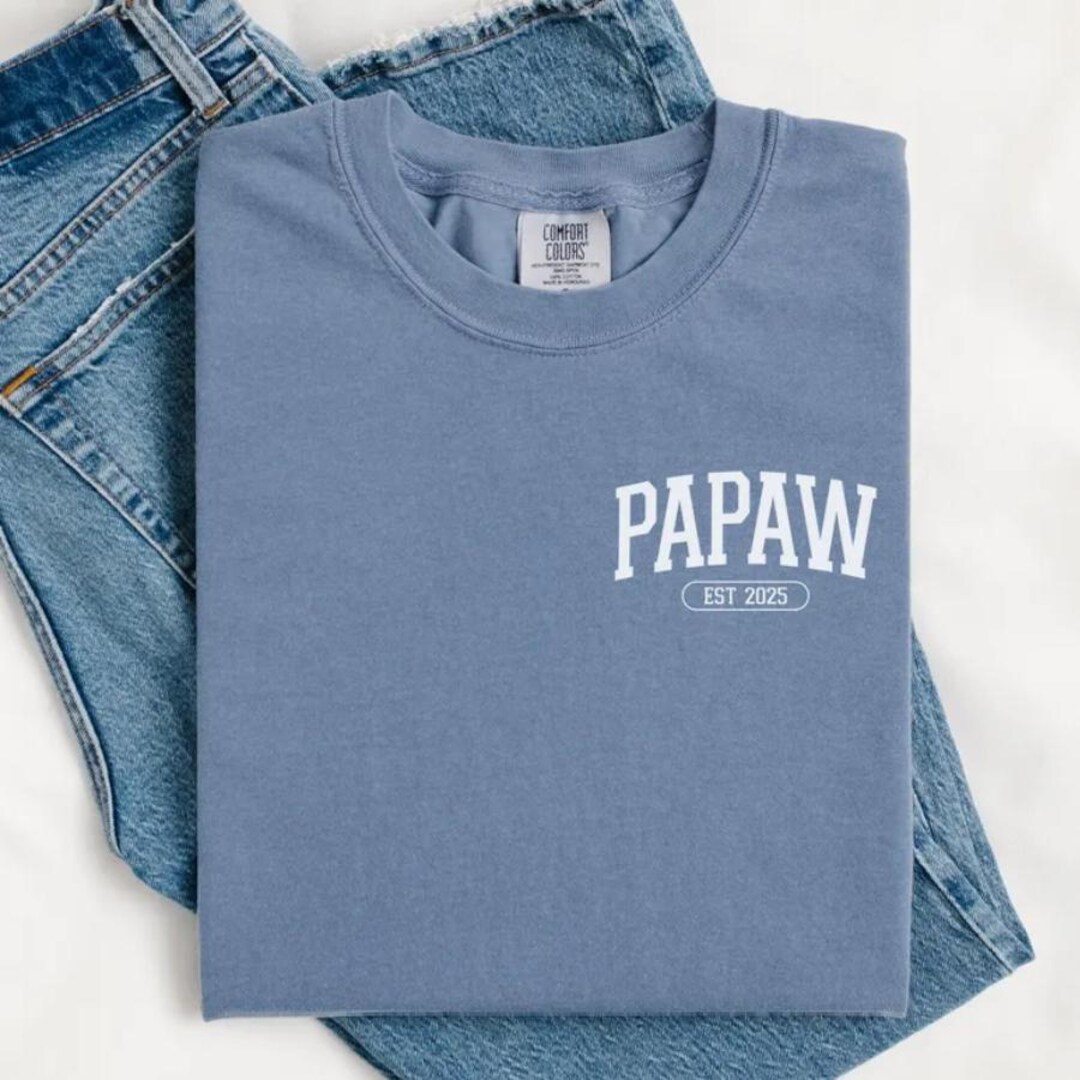 Papaw Shirt With Kid Names, Personalized Patriotic Grandpa Shirt ...
