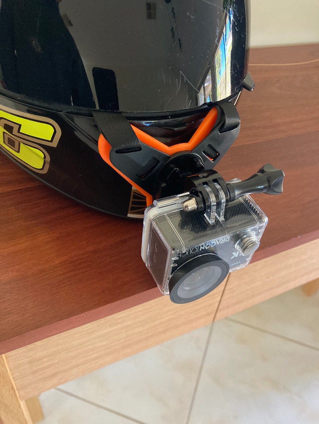 Motorbike Helmet Chin Mount - Etsy