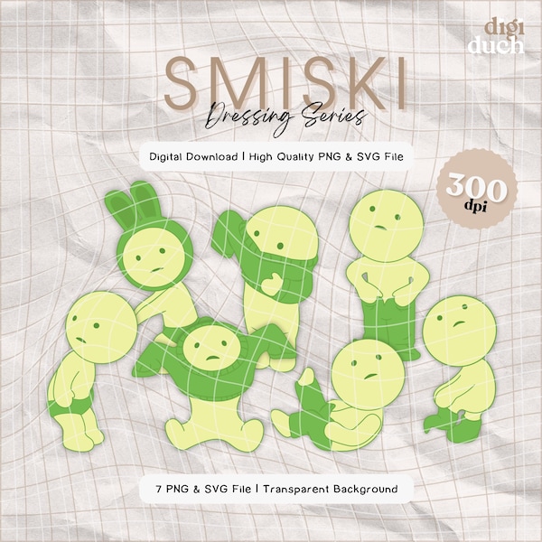 Smiski Stickers - Etsy
