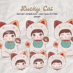 42 PNG Kawaii Nommi Cute Girls in Costumes Printable Stickers Png ...