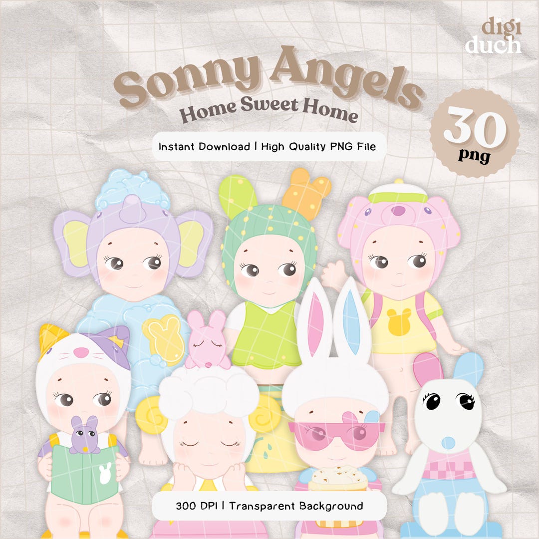 30 PNG Sonny Angels Home Sweet Home Printable PNG Clipart, Printable ...