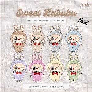 72 PNG Labubu With Bows Png, Labubu PNG, Cute Labubu, Valentines PNG ...
