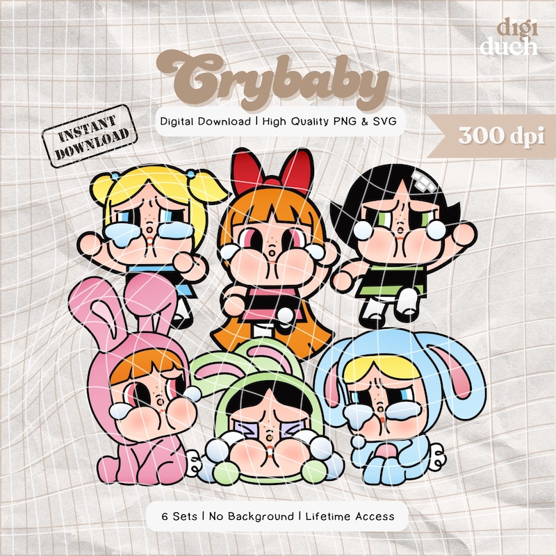 Labubu Cry Baby - Etsy
