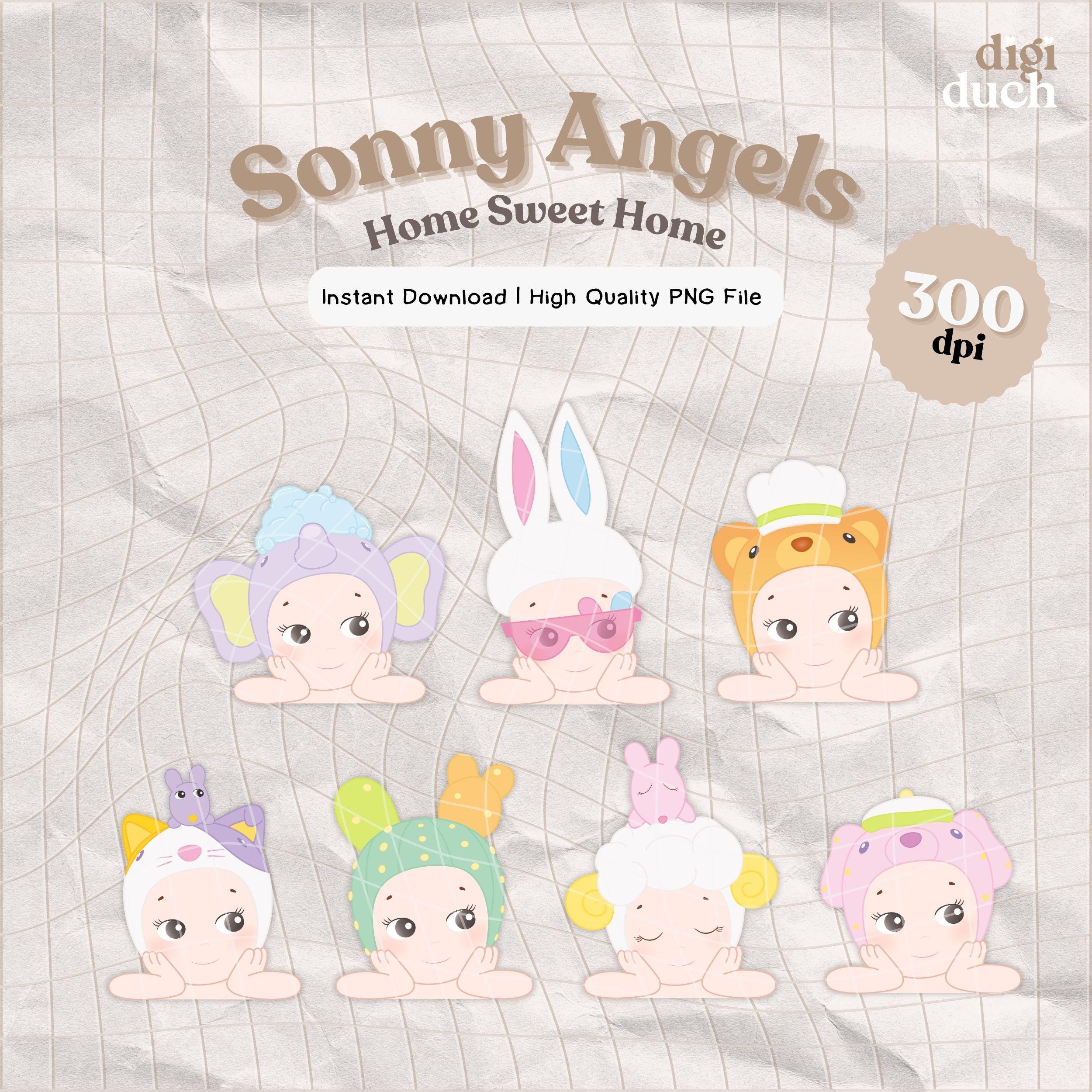30 Sonny Angels PNG Home Sweet Home Printable PNG Clipart, Sonny Angel ...