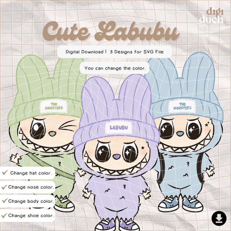 Labubu Preppy Clothes - Etsy