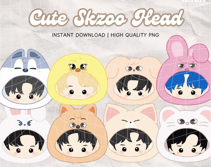 Stray Kids Skzoo Head - Etsy