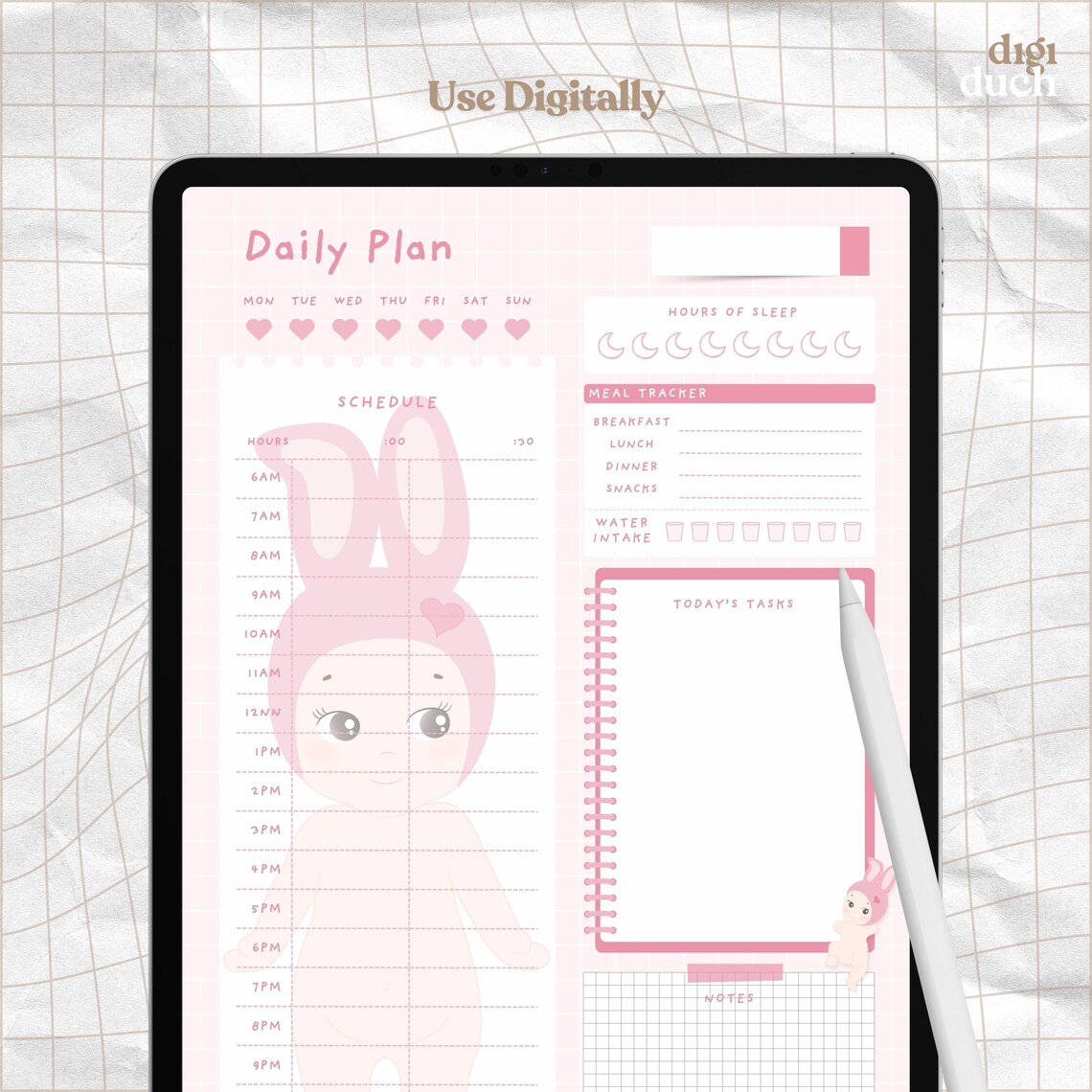 Sonny Angel Planner: Daily, Weekly, Monthly Printable (PNG Digital ...