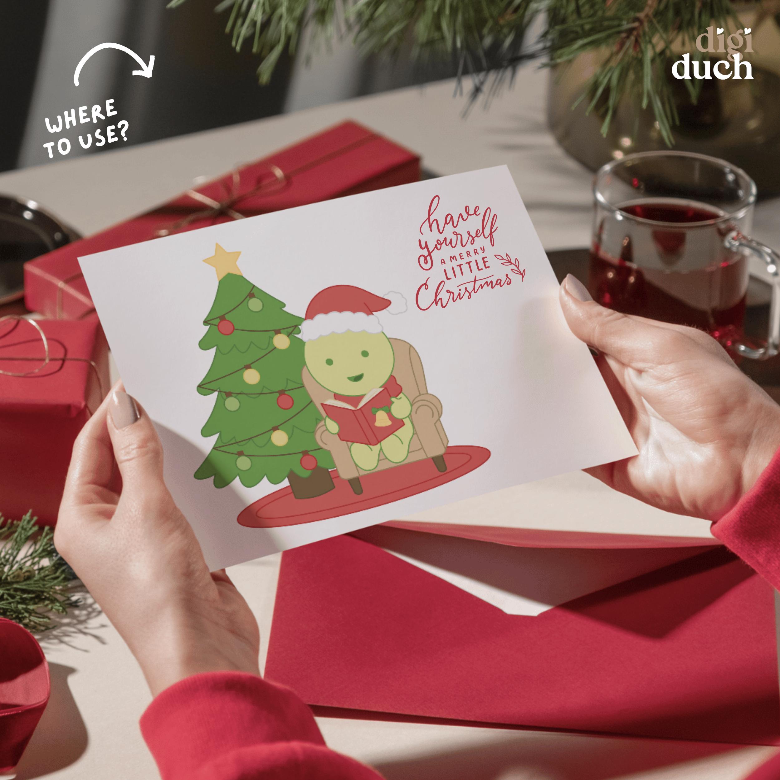 Christmas Smiski PNG Bundle, Little Green Men PNG, Holiday Smisky ...