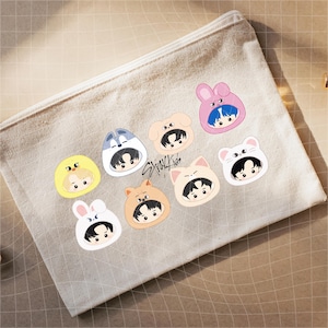 Kawaii Stray Kids SKZOO Chibi Head Printable Clipart, Printable Sticker ...