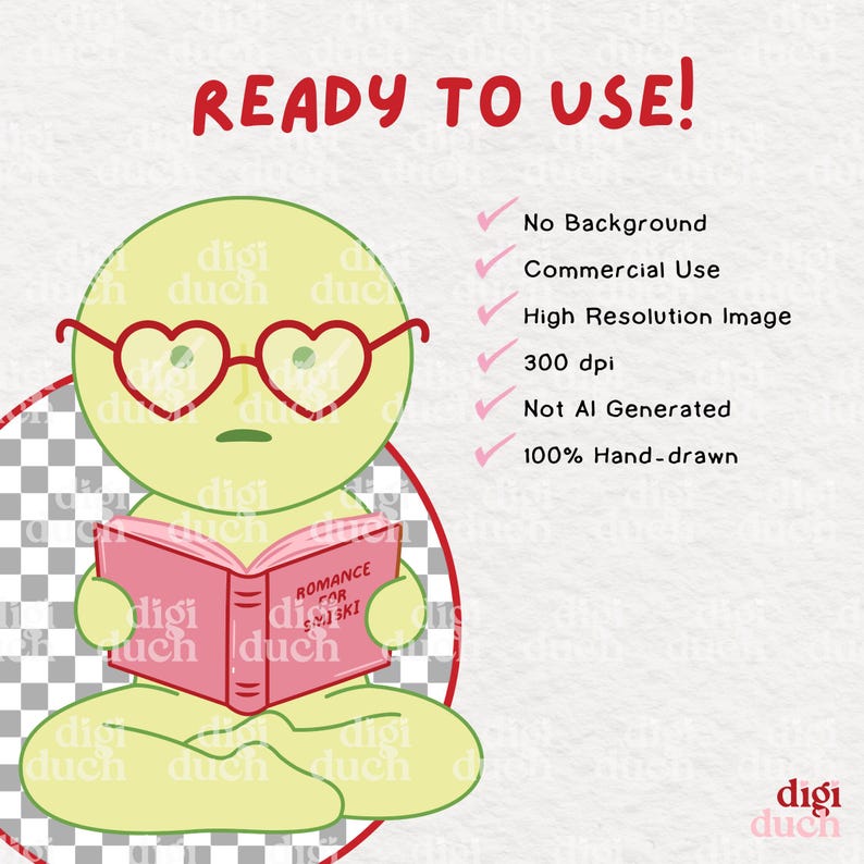 Valentine Smiski PNG Bundle, Pink Smiski Clipart, Original Design ...