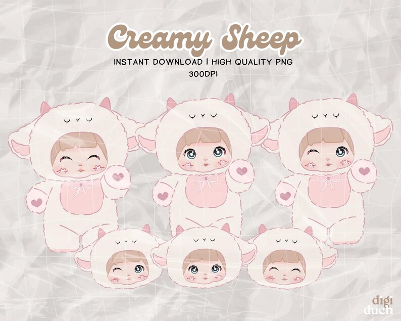 42 PNG Kawaii Nommi Cute Girls in Costumes Printable Stickers Png ...