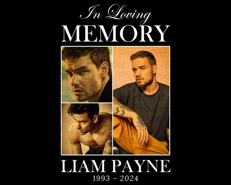 Rest in Peace Liam Payne 1993-2024 PNG, Liam Payne With Signature PNG ...