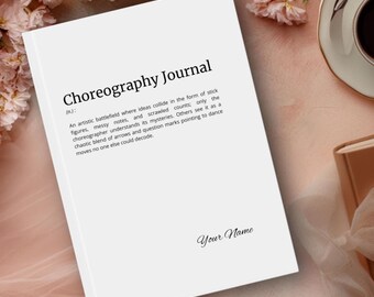 Dancer NOTEBOOK |dance Teacher Gift |dancer Gift |dancing Gifts |dancer ...