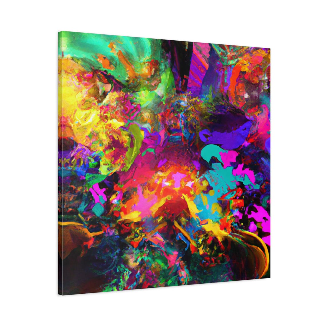 Enchanted Circuitry Custom Ai-generated Canvas Art Tailored Sizes ...