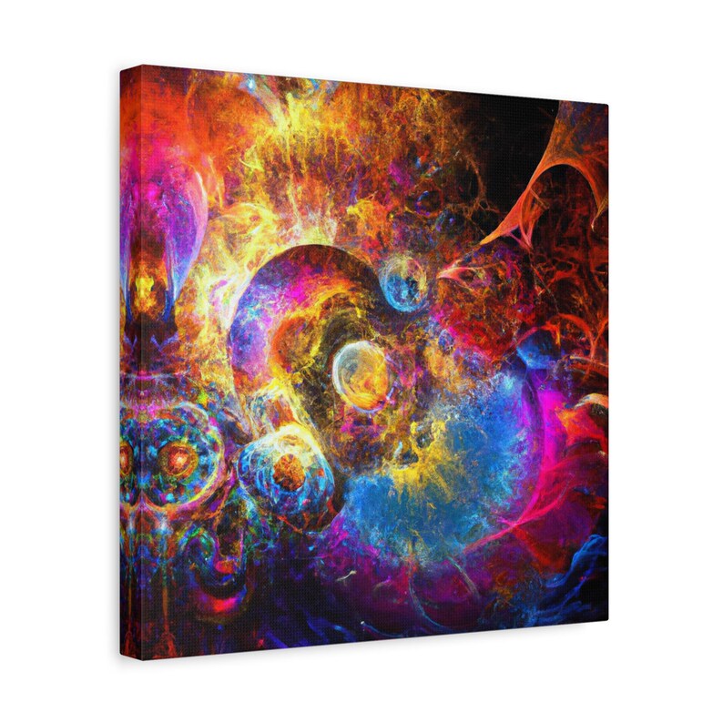 Technicolor Butterfly Ballet Custom Ai-generated Canvas Art Tailored ...