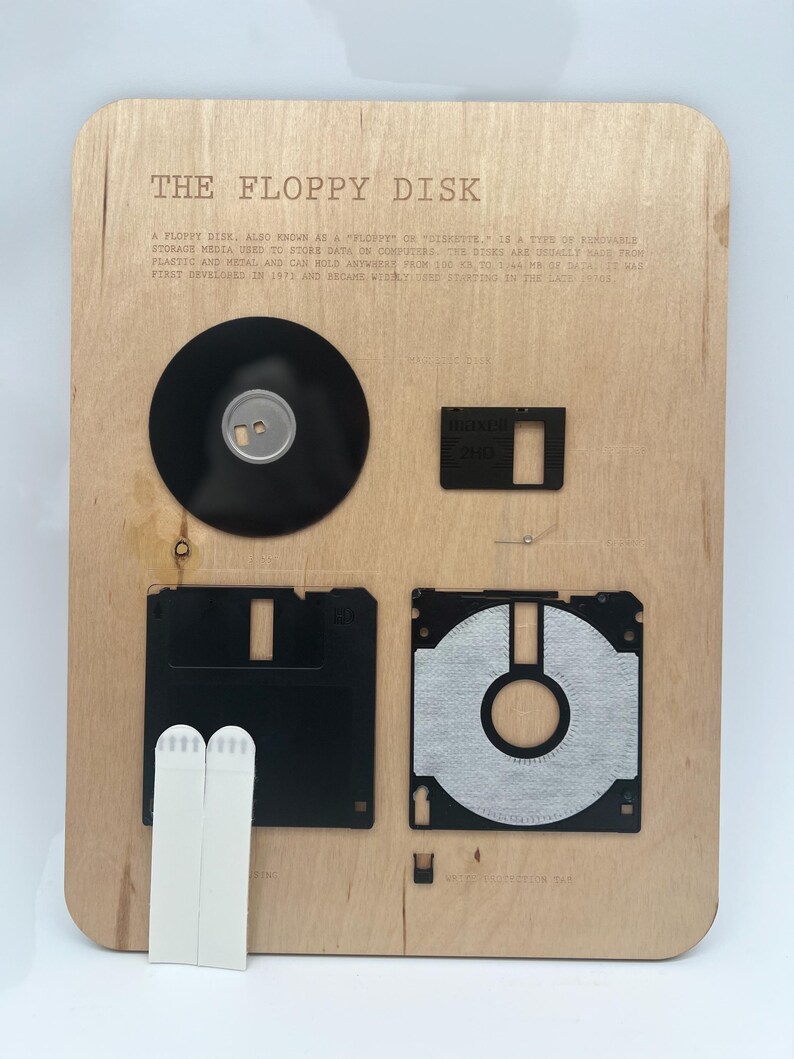 Great Gift for Your Tech Friend - Floppy Disk Display - Etsy