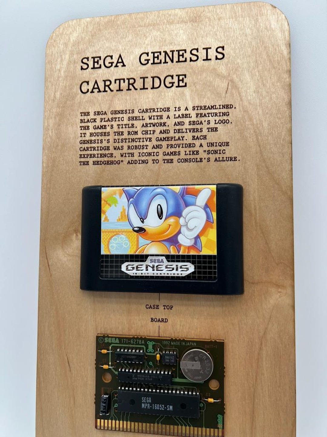 Custom SEGA Genesis Cartridge Display: Nostalgic Gaming, Home and ...