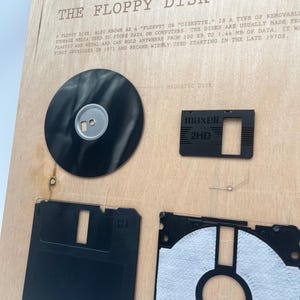 Floppy Disk Display: Tech Nostalgia Wall Art and Home or Office ...