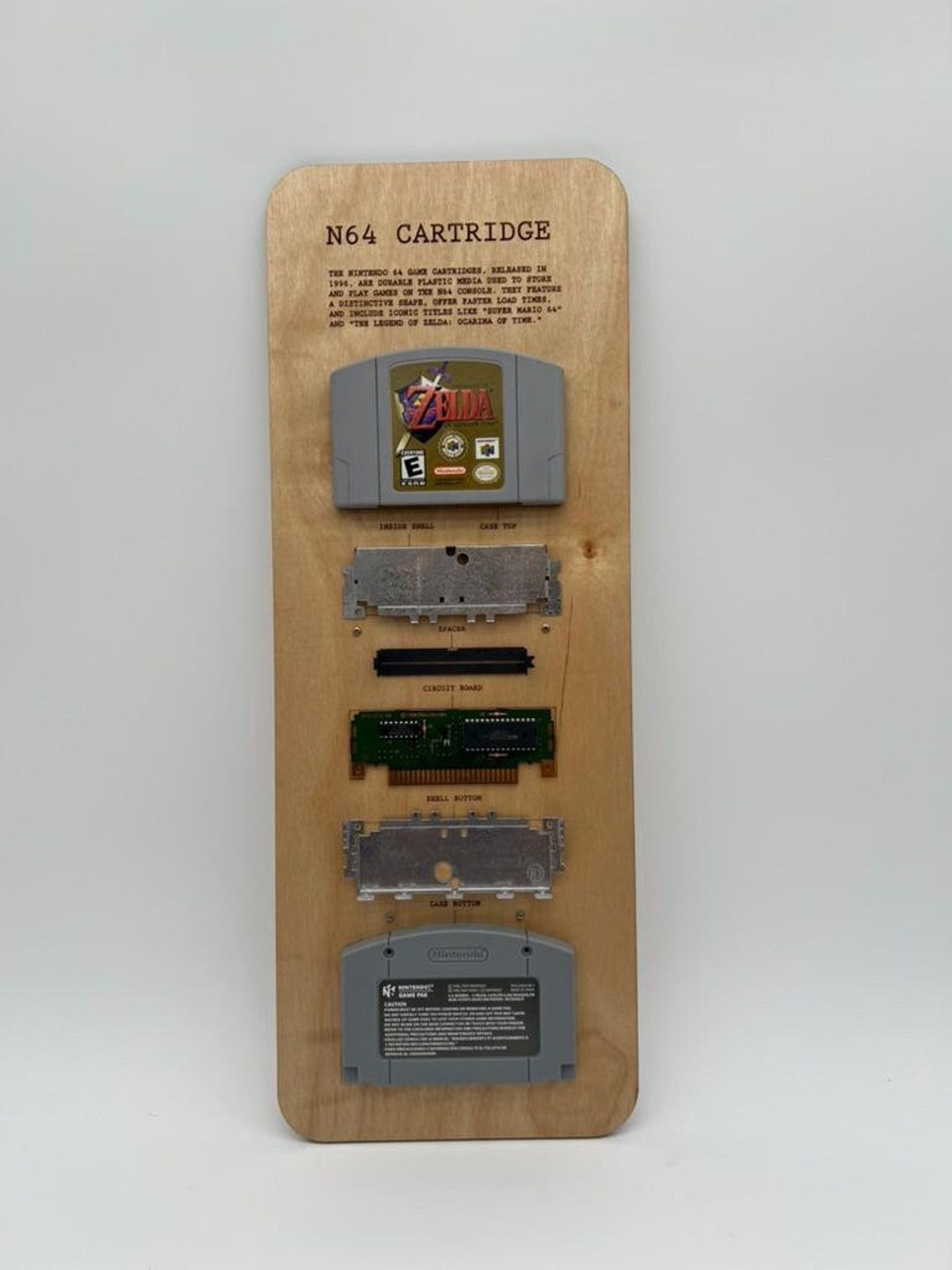 Gaming Gift for Your Friend! Nostalgic N64 Display With Custom Game ...