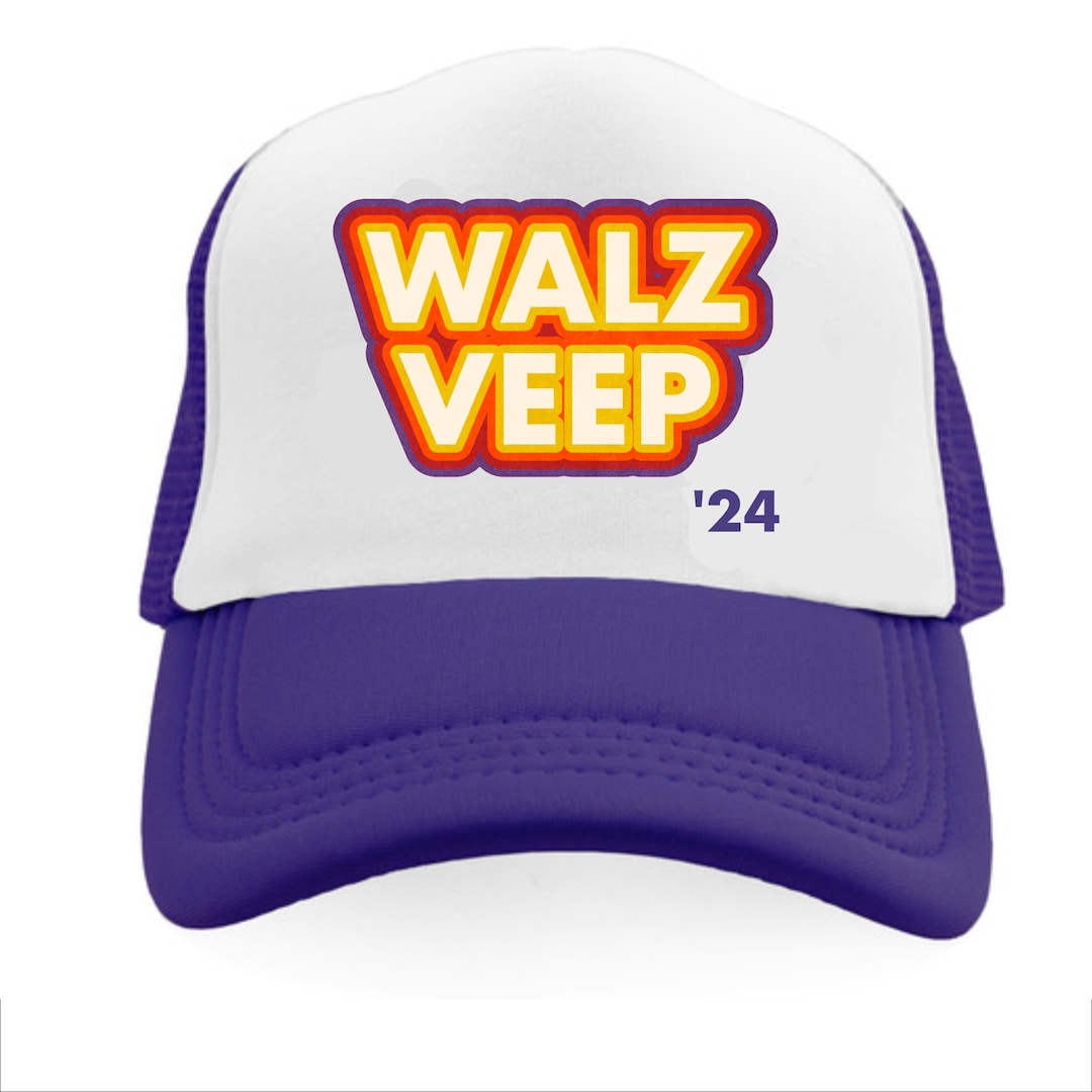 WALZ VEEP '24 Kamala Harris Tim Walz 2024 Trucker Hat Raising Money for ...