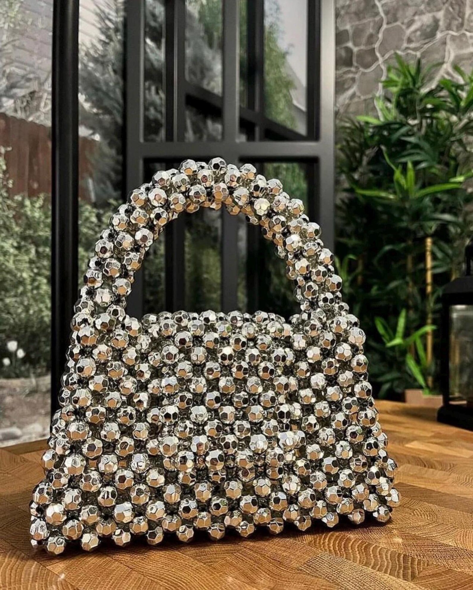 Crystal Bead Bag, Luxury Bead Bag, Women Bead Bag, Wedding Bag, Beaded ...