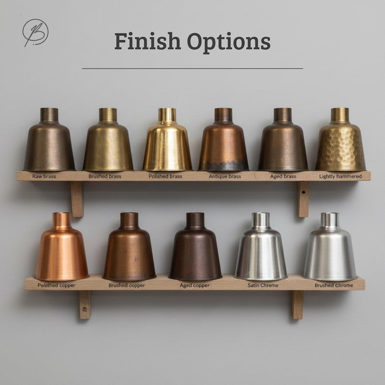 Scandinavian Brass Pendant Light | Wide Modern Hanging Fixture ...