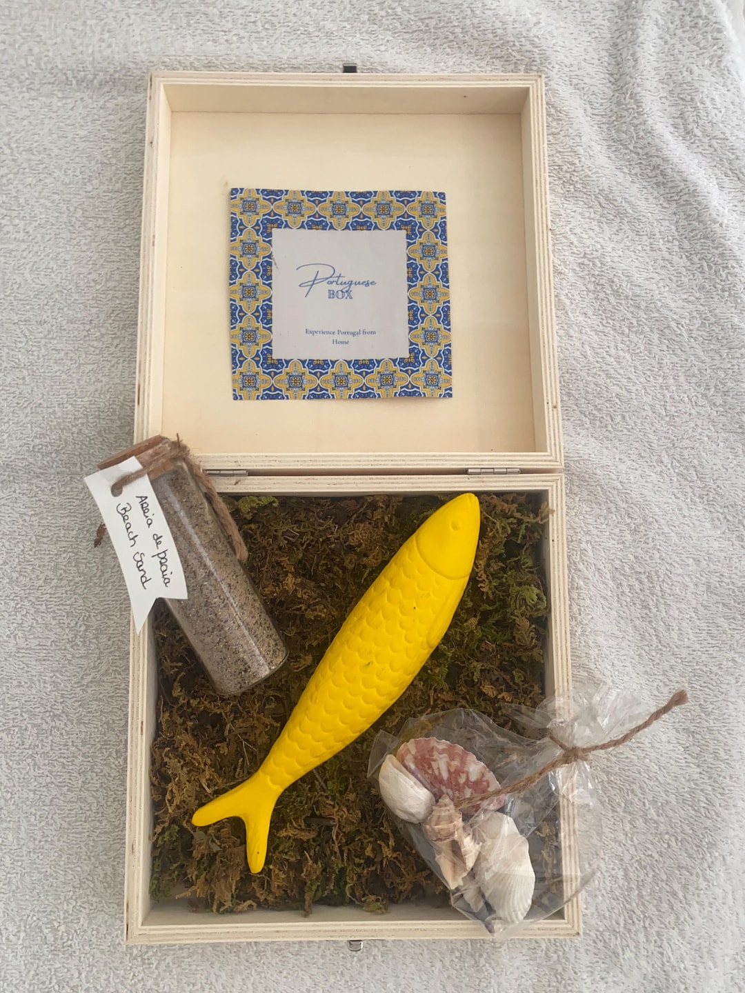 Handcrafted Wooden Box With Beach Sea Theme of Portugal - Unique ...