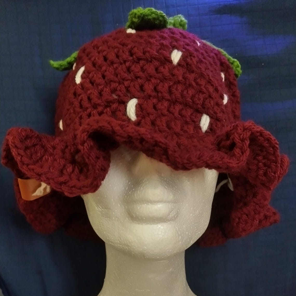Stem Strawberry Hat - Etsy