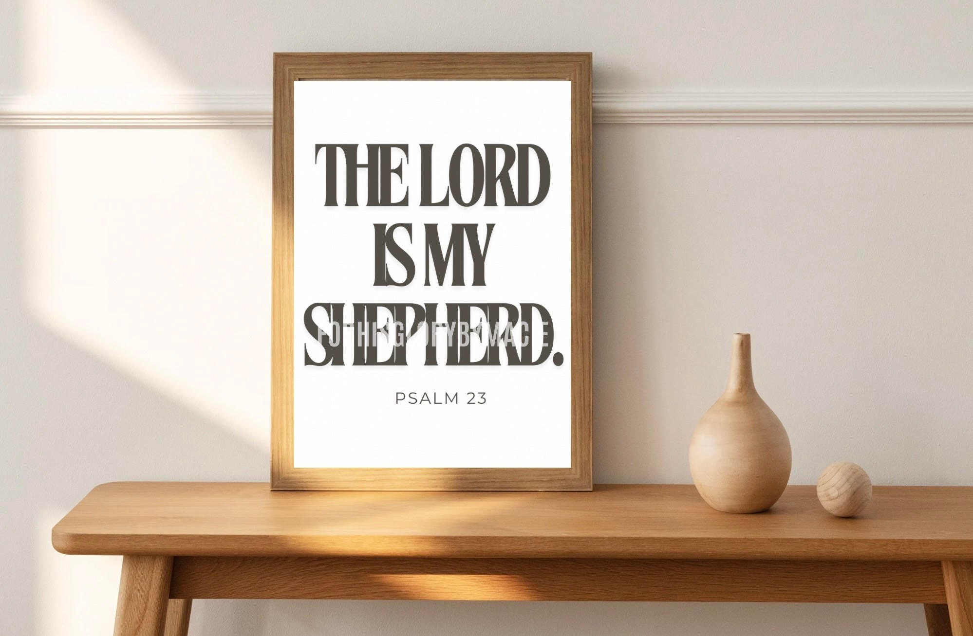 Psalm 23-the Lord is My Shepherd Digital Print - Etsy