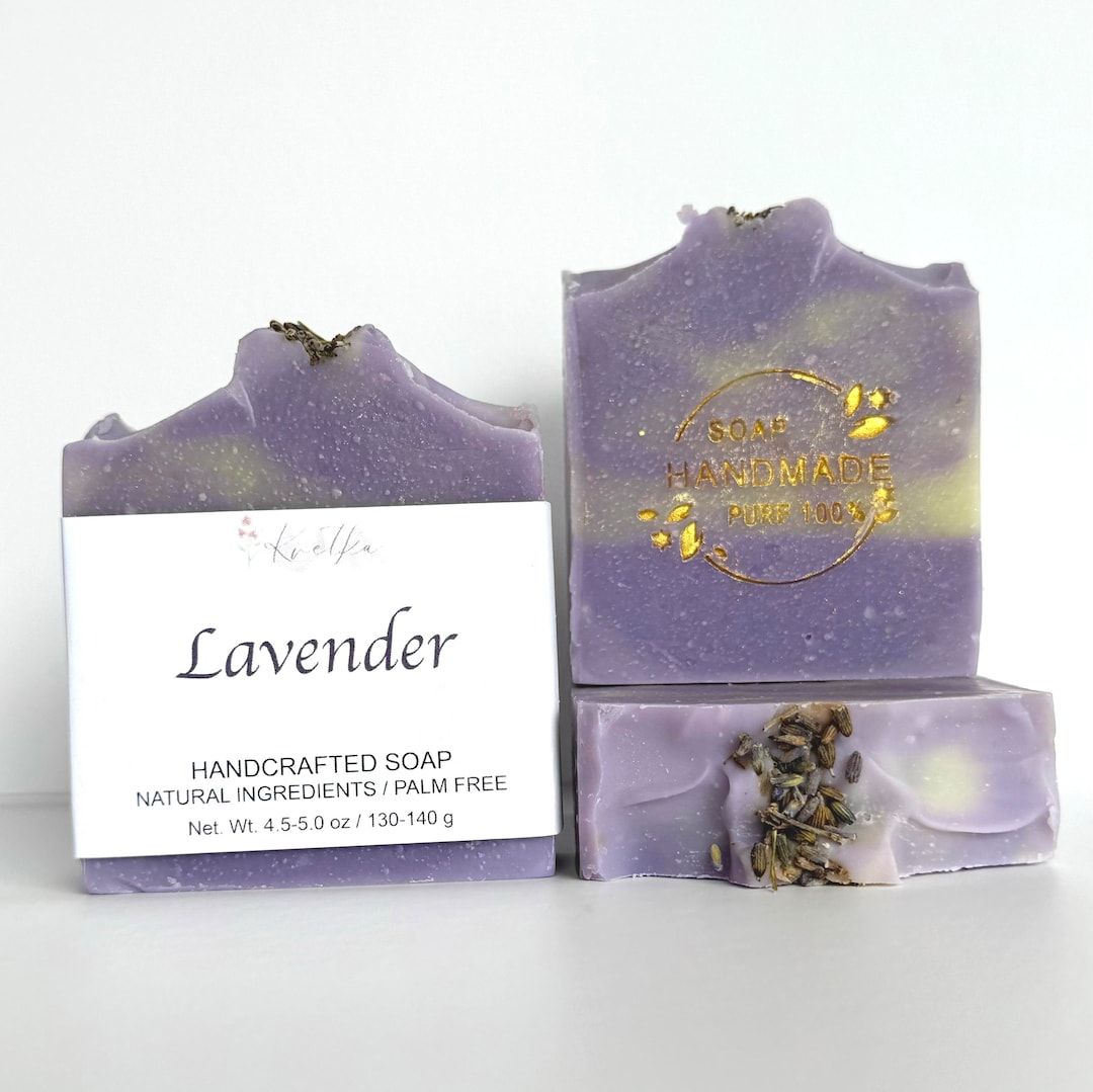 Lavender Soap - Handmade Bar Soap, Organic, All Natural, Handcrafted ...