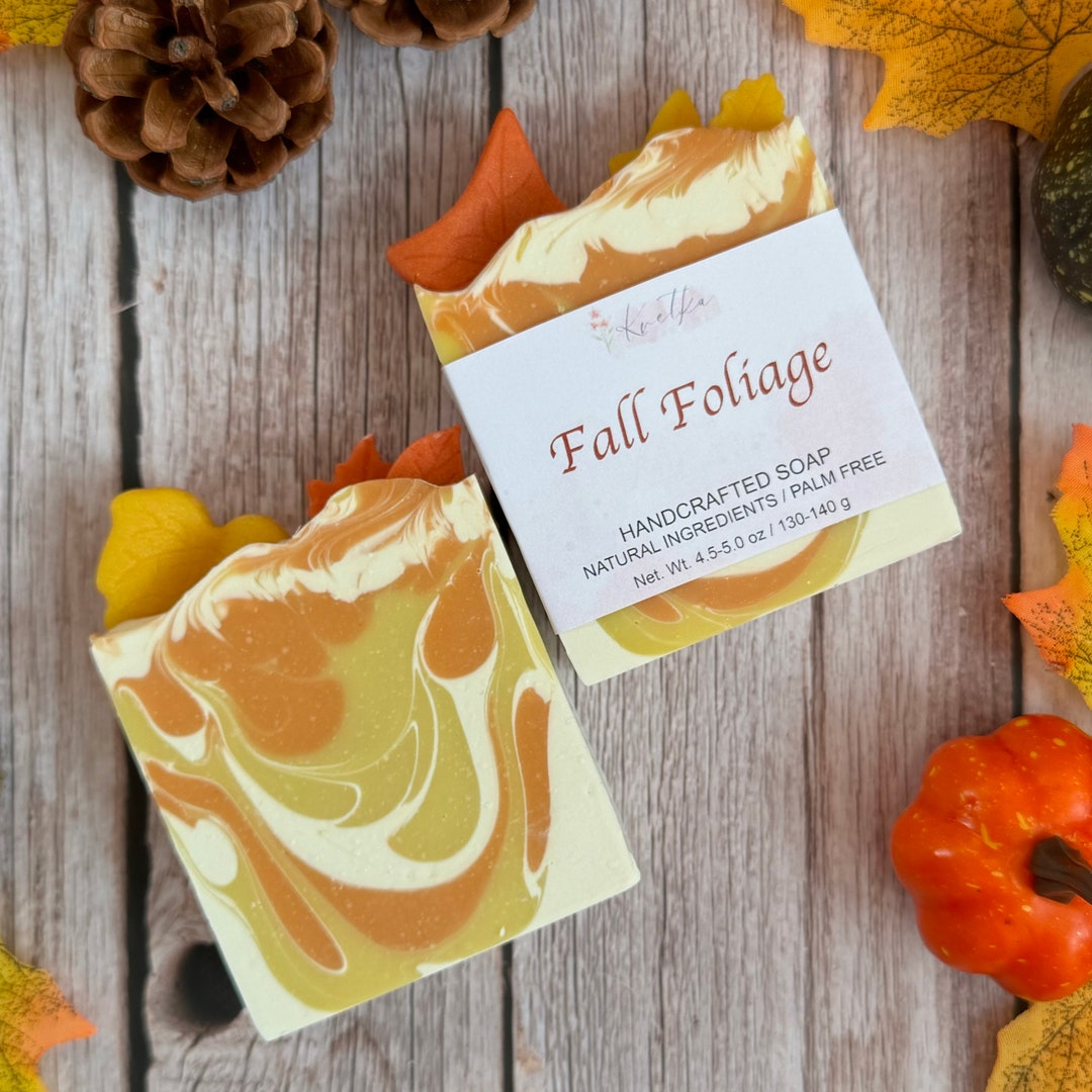 Fall Foliage Soap Autumn Scented Natural Soap Moisturizing Artisan Soap ...