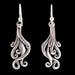 Cascade Earrings - Sterling Silver - Waterfall Swirl Earrings - Etsy