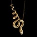 Bronze Snake Pendant Python Snake Bronze Snake Necklace - Etsy