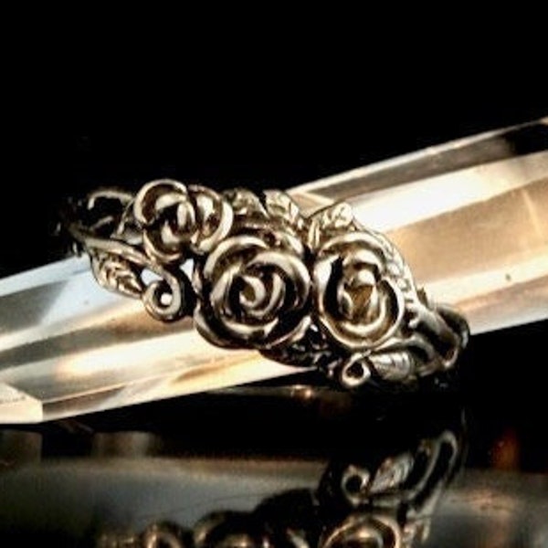 Rose Ring - Etsy