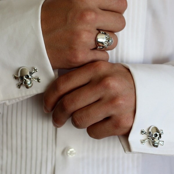 Skull Cufflinks - Etsy