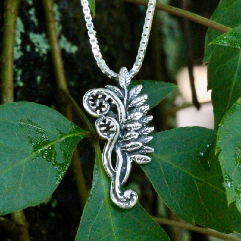 Fern Necklace - Etsy