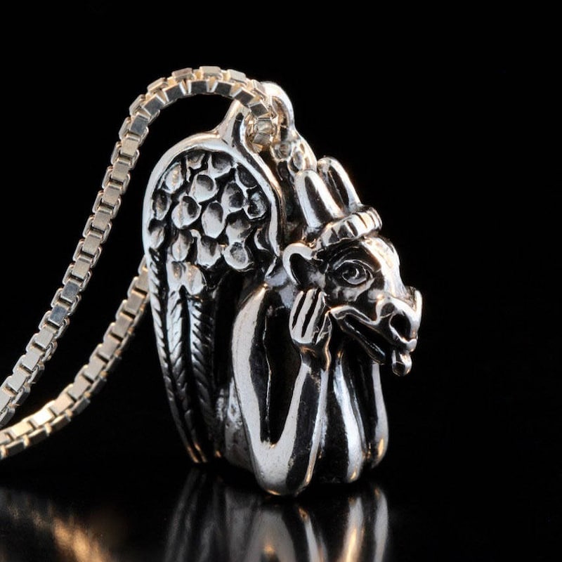 Gargoyle Necklace - Etsy