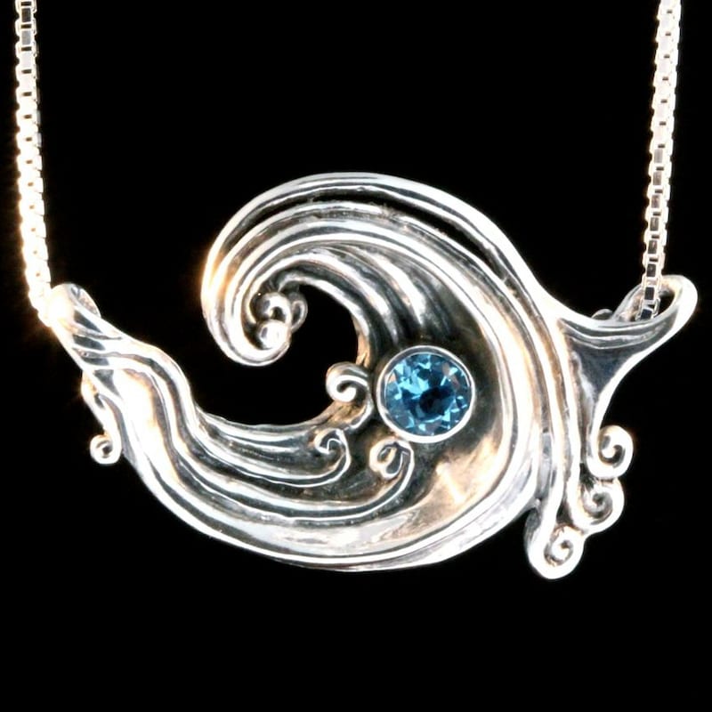 Ocean Pendant - Etsy