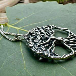 Circle of Life Tree Pendant - Sterling Silver - Family Pendant - Etsy