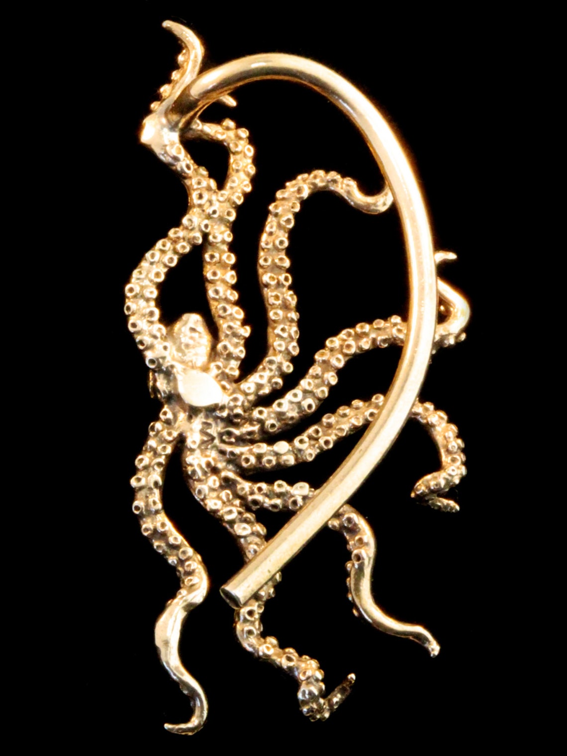 Octopus Ear Cuff Octopus Ear Wrap Octopus Earring Tentacle | Etsy