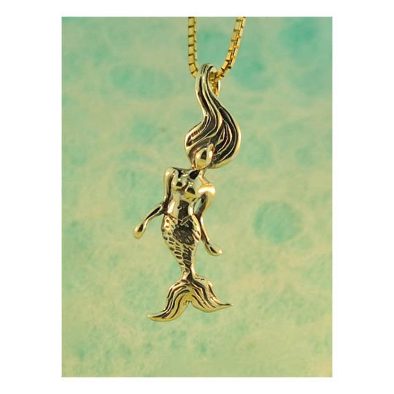 Mermaid Pendant - Etsy