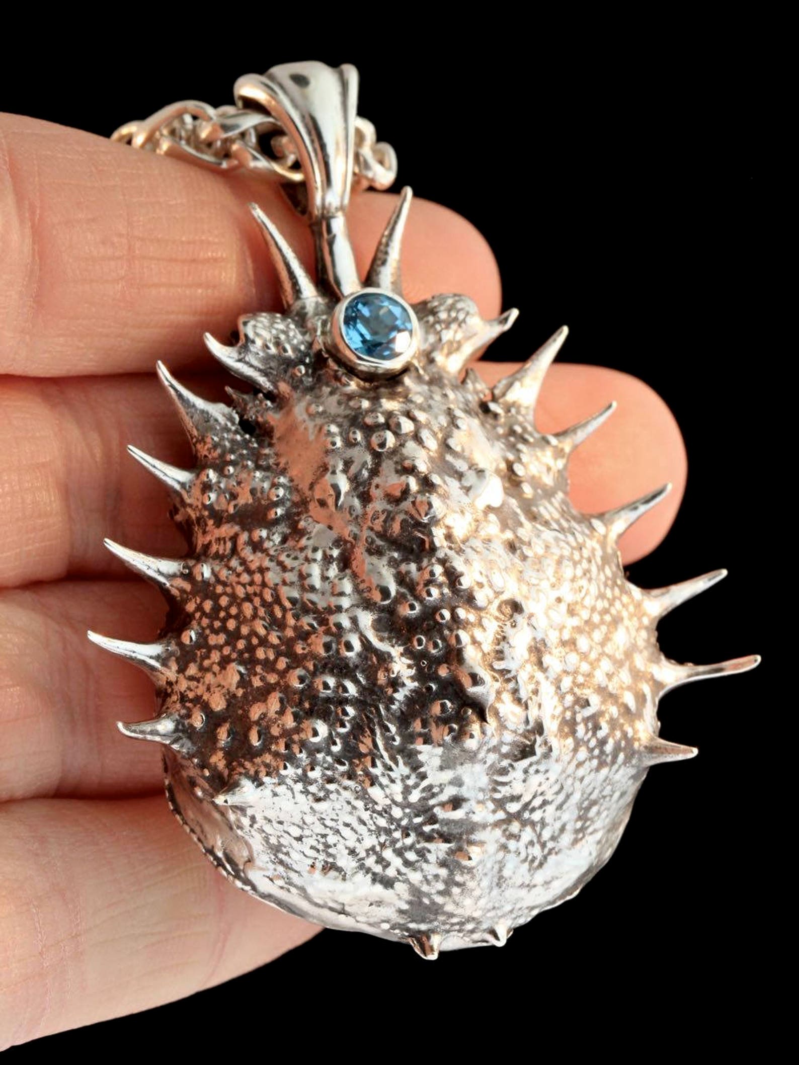 Crab Jewelry Crab Pendant Gemstone Crab Shell Seashell Necklace Beach ...